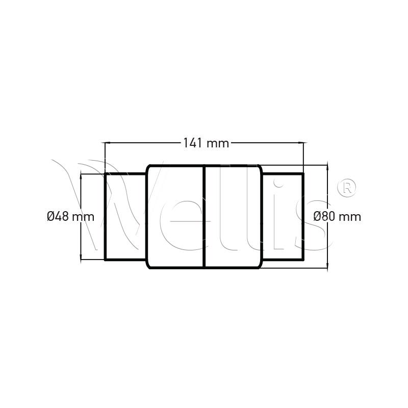 Check Valve (air) - 48 S × 48 S | Wellisparts