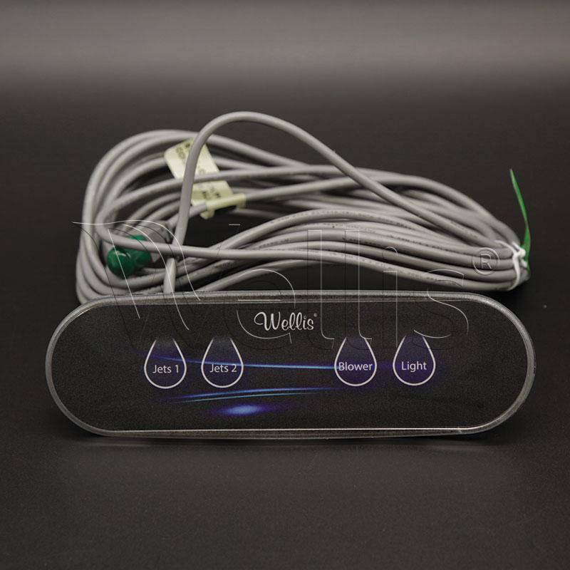 Control Panel - Aux 4 Button | Wellisparts