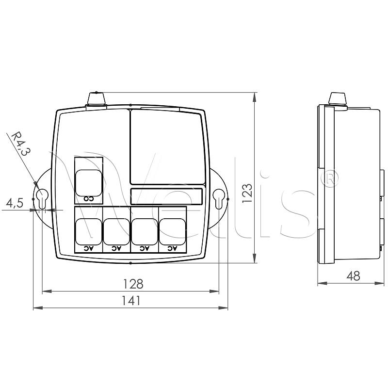 In.Grid external heater controller and 4 ways connector | Wellisparts