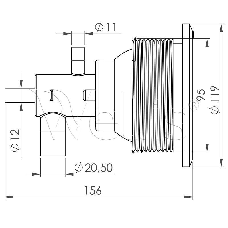5" jet body V3 transparent set | Wellisparts
