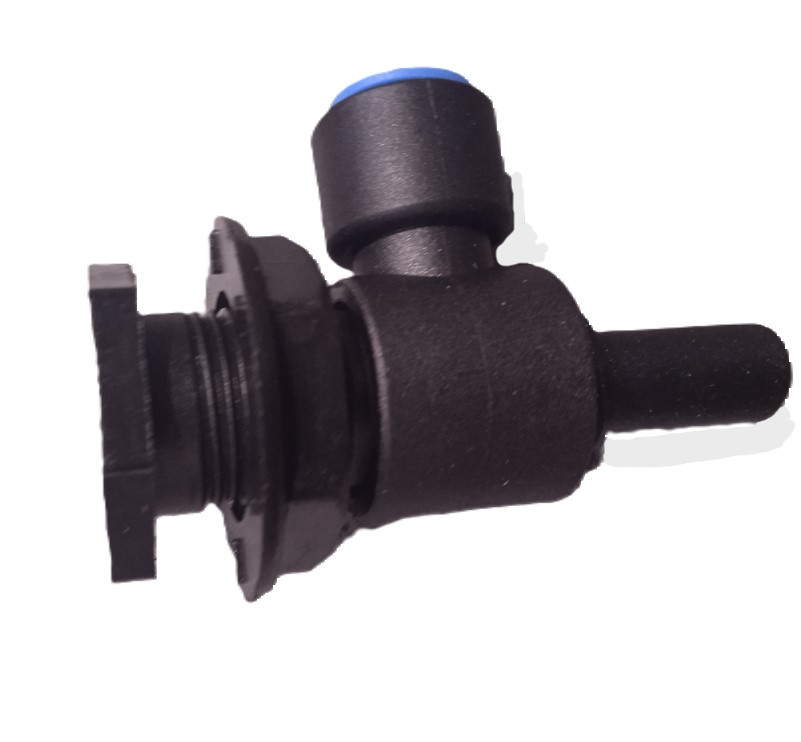 Jet housing quick connector flat