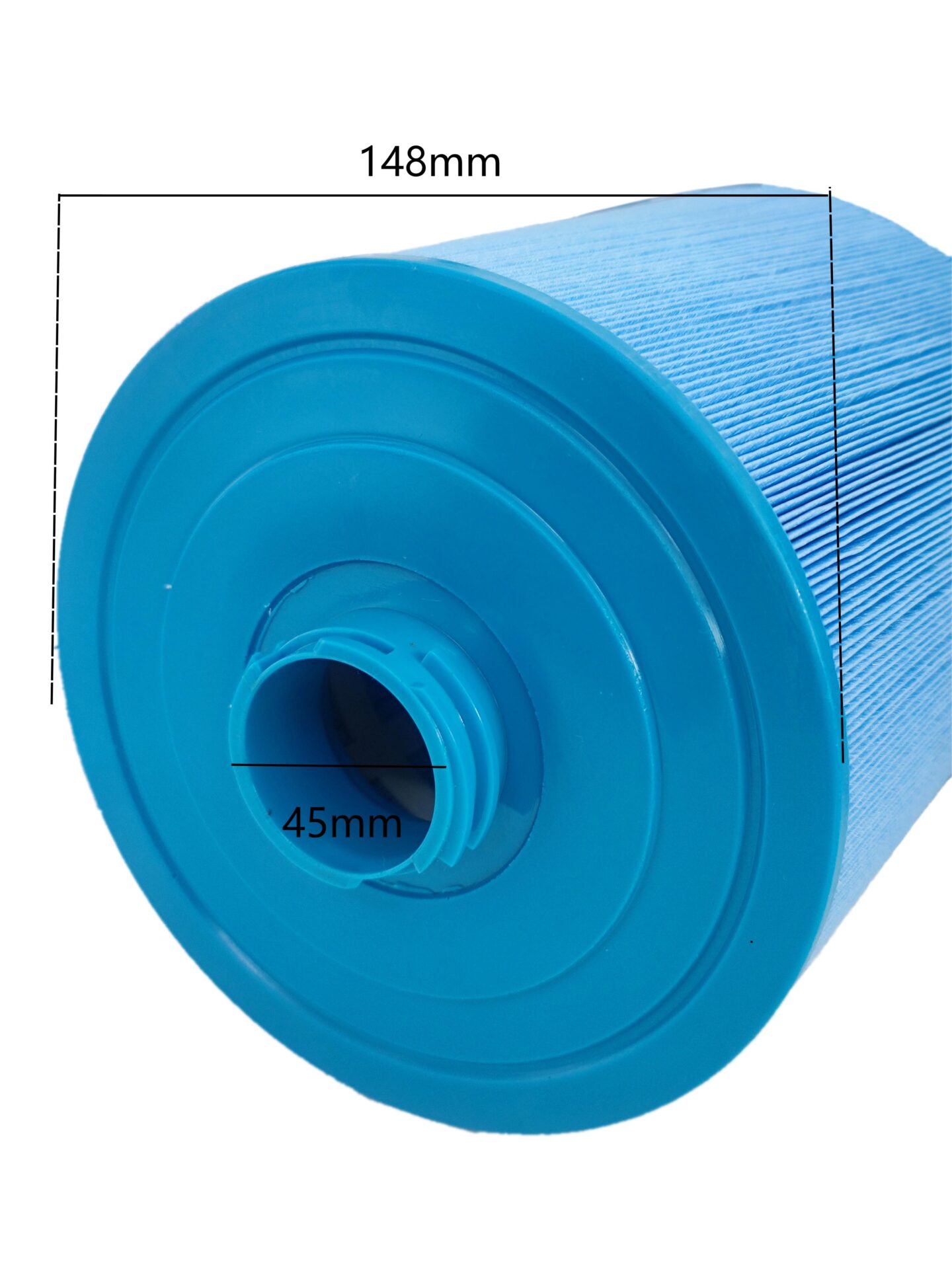 Spa Filter - 175 × 152 - Wellis Antimicrobial blue (coarse thread)